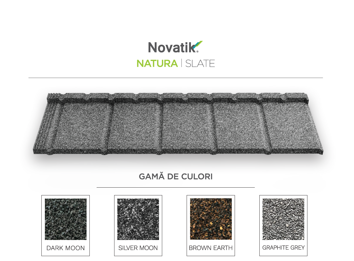 Novatik NATURA | SLATE - Expert Steel